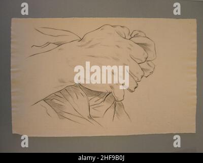 Schets van een hand, objectnr TB 6453.89 Stock Photo - Alamy
