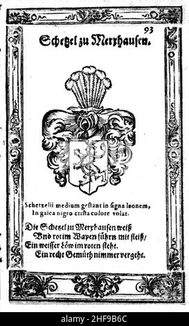 Schetzel zu Merxhausen-Wappen Stock Photo - Alamy