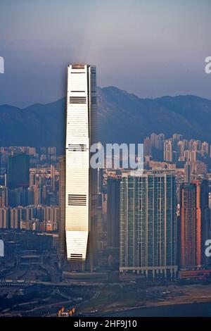 VIEW VICTORIA PEACK HONG KONG CHINA ASIA Stock Photo - Alamy