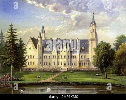 Schloss Cartlow Sammlung Duncker Stock Photo - Alamy