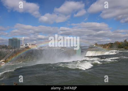 Niagara Falls State Park during Fall New York Side Stock Photo - Alamy