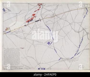 Second Manassas Campaign - a series of 21 pen and ink maps showing ...