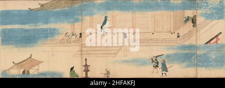 Seikoji engi emaki - Scroll 1 Stock Photo - Alamy