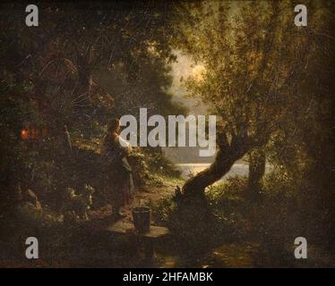 Carl Schlesinger Beim Vollmond Stock Photo - Alamy