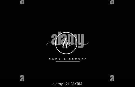 TV, VT Abstract Letters Logo monogram Stock Vector Image & Art - Alamy