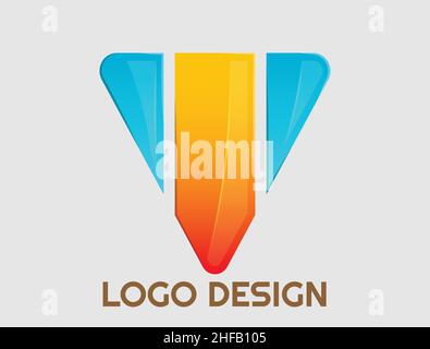 professional logo design Colorful, adjustable Stock Vector Image & Art ...