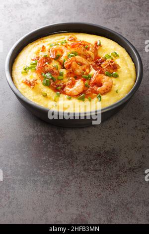 corn porridge with butter on a plate Stock Photo - Alamy