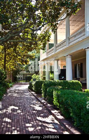 headquarter of Charleston Historic foundation, an old historic brick ...