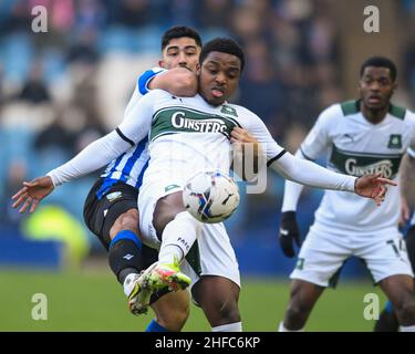 Sheffield, UK. 15th Jan, 2022. Sam Hutchinson #5 of Sheffield Wednesday ...