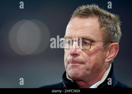 Manchester United interim manager Ralf Rangnick ahead of the Premier ...