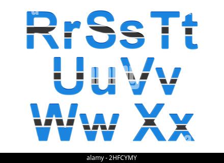 botswana flag text font Stock Photo - Alamy