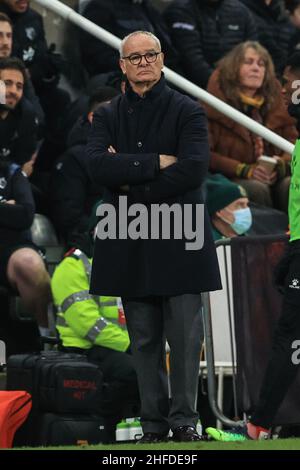 Claudio Ranieri, manager of Watford during the FA Cup Third Round match ...