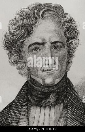 Juan Alvarez de Mendizabal (1790-1853). Spanish Liberal politician and ...