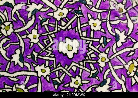 Traditional ottoman patterns on the porcelain surface. Traditional ...