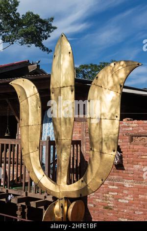 The biggest Trident(Trishul) of Asia is located at Bhairabsthan Temple ...