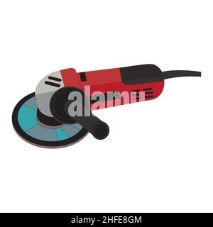Angle grinding machine icon. Cartoon of angle grinding machine vector ...