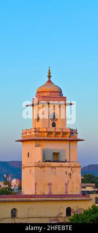 famous clocktower in Jaipur in sunset Stock Photo - Alamy