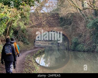 Bridge in Wolverton near Cosgrove Milton Keynes UK brick bricks arched ...