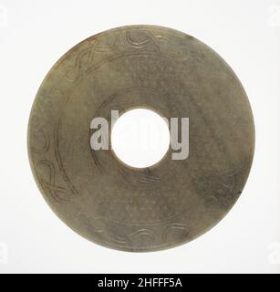 Disc (bi), Eastern Zhou period or Western Han dynasty, 3rd/2nd century ...