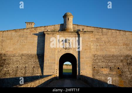 Entrance at Fort Gate, Almeida, Portugal Stock Photo - Alamy