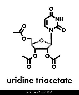 Skeletal formula of Capecitabine. Drug chemical molecule Stock Vector ...