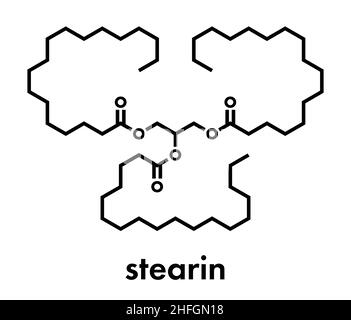 Stearic acid saturated fatty acid molecule. Also known as octadecanoic ...