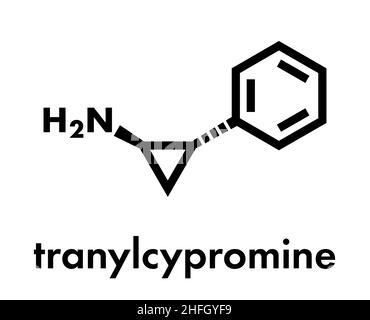 Tranylcypromine antidepressant drug Stock Photo - Alamy
