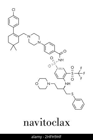 Navitoclax drug molecule. Skeletal formula Stock Vector Image & Art - Alamy