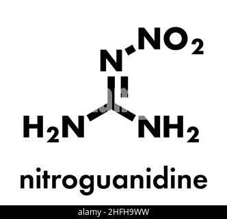 Guanidine molecule. Skeletal formula Stock Vector Image & Art - Alamy