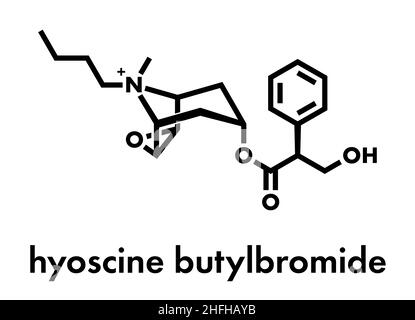 Butylscopolamine (hyoscine butylbromide, scopolamine butylbromide ...