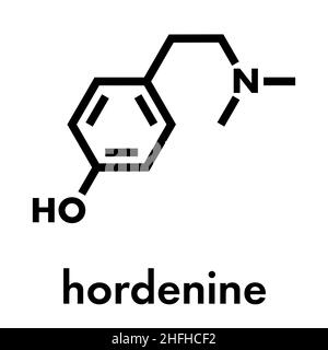 Skeletal formula of Tyramine. chemical molecule Stock Vector Image ...