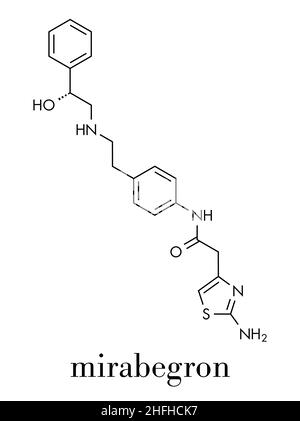 Mirabegron overactive bladder drug Stock Photo - Alamy