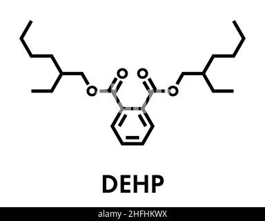 DEHP (Bis(2-ethylhexyl) phthalate, diethylhexyl phthalate, dioctyl ...