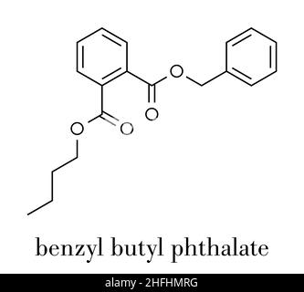 Benzyl butyl phthalate (benzylbutylphthalate, BBzP, BBP) plasticizer ...