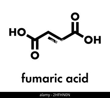 Fumaric acid molecule. Found in bolete mushrooms, lichen and iceland ...