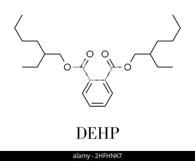 DEHP (Bis(2-ethylhexyl) phthalate, diethylhexyl phthalate, dioctyl ...