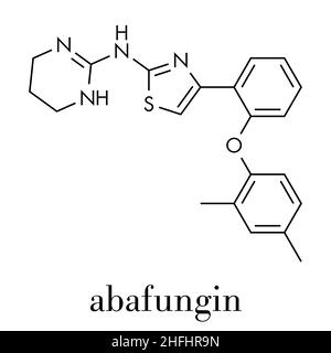 Abafungin antifungal drug molecule. Skeletal formula Stock Vector Image ...