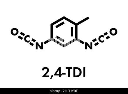 Toluene diisocyanate (TDI, 2,4-TDI) polyurethane building block ...
