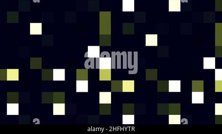 Multicolored blinking pixels motion background. Colorful blinking ...