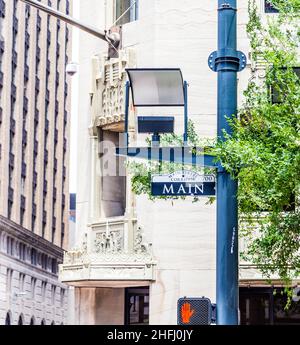 Main Street in Houston Historic District Stock Photo - Alamy