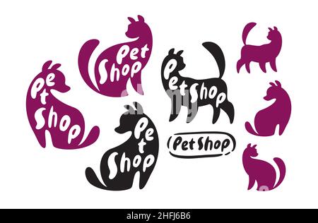 cat pet shop icon vector illustration design Stock Vector Image & Art ...