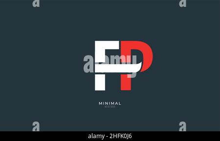 Alphabet letter icon logo FP Stock Vector Image & Art - Alamy