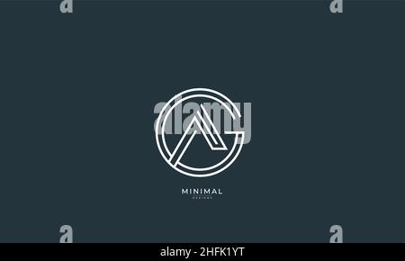 Alphabet letter icon logo GA or AG Stock Vector Image & Art - Alamy
