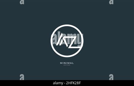 Alphabet letter icon logo AZ Stock Vector Image & Art - Alamy