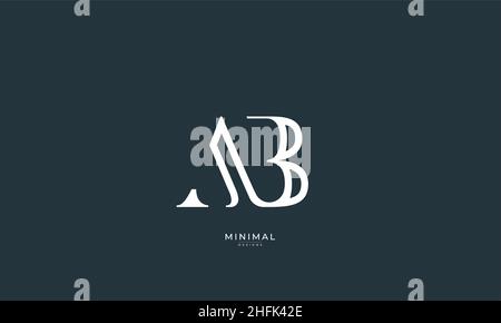 Alphabet letter icon logo AB or BA Stock Vector Image & Art - Alamy