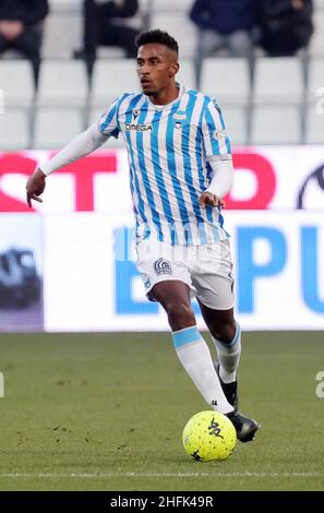Elio Capradossi (Spal) during the Italian Football Championship League ...
