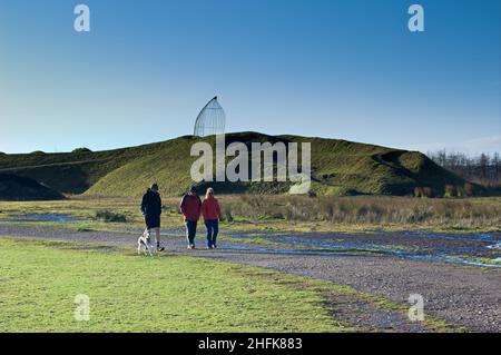 Sultan the Pit Pony Earthwork Stock Photo - Alamy