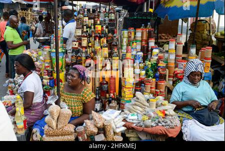Lomé Food Market - Togo - West Africa Stock Photo - Alamy