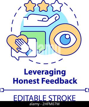Honest Communication Illustration. A customer service representative ...