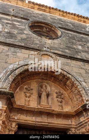 portal of Convent de Sant Francesc de Paula or Saint Francis of Paola ...
